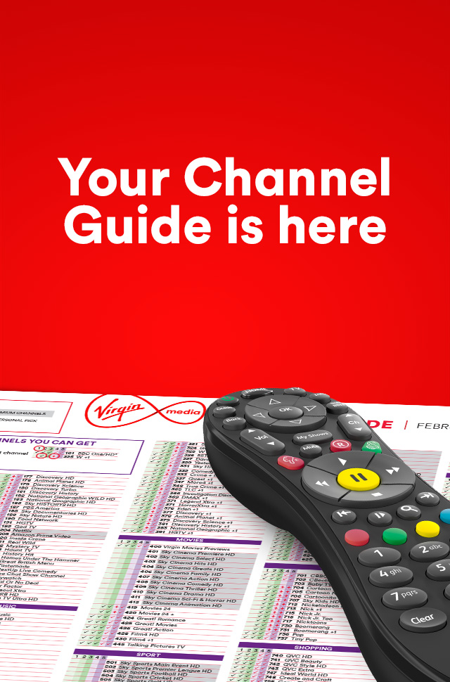 Virgin TV Channel guide | Virgin Media